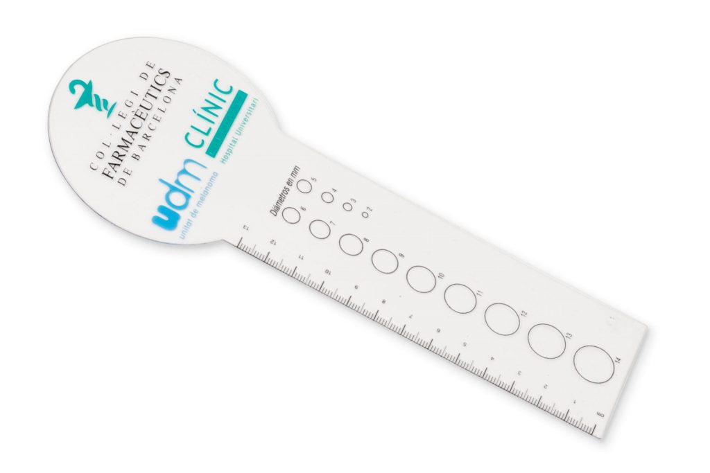 Flexible dermatological ruler - Dopan